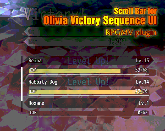 Olivia Victory UI's addon _ Scroll Bar by Baby3