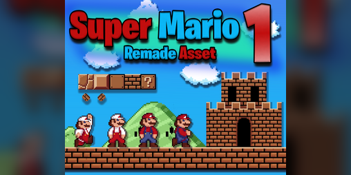 Super Mario 1 Remade Asset by DotStudio