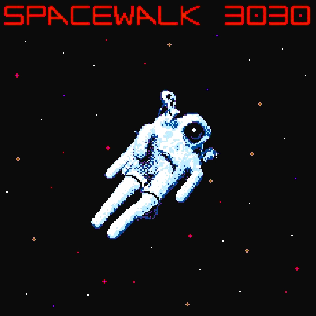 Space Walk 3030 by jcramer for NESmaker Byte-Off, 2020 - itch.io