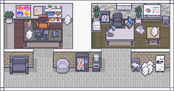 Modern Office - RPG Tileset [16x16] by LimeZu