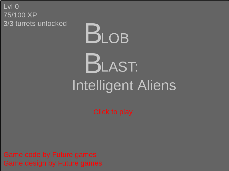Blob Blast: Intelligent Aliens by firet