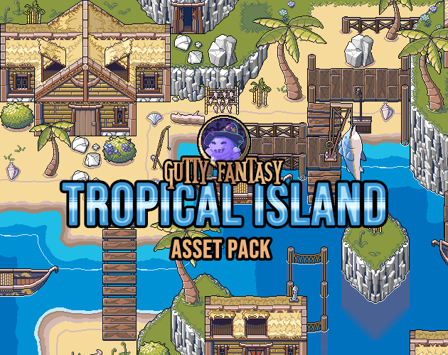 Gutty Fantasy: Tropical Island Game Assets by GuttyKreum