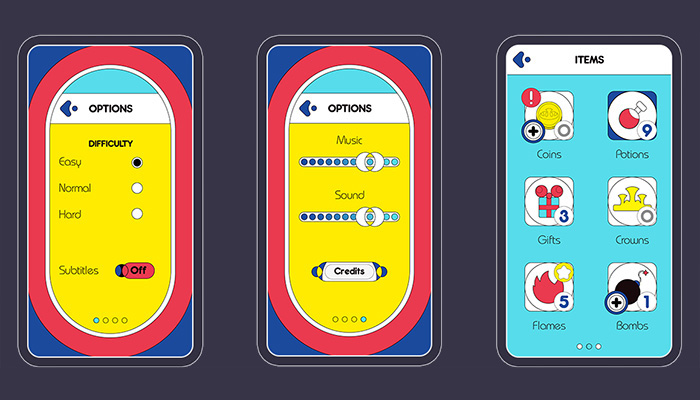 Mobile Game Outline UI Kit by Iuliana