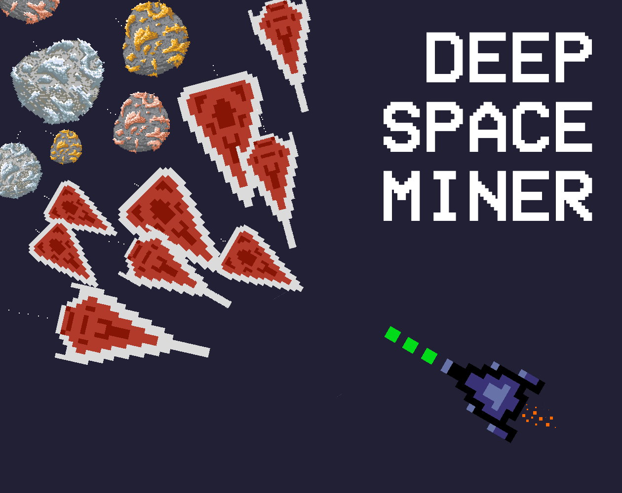 Deep Space Miner by aidanabat for VimJam: Collectables (8 Bits to ...