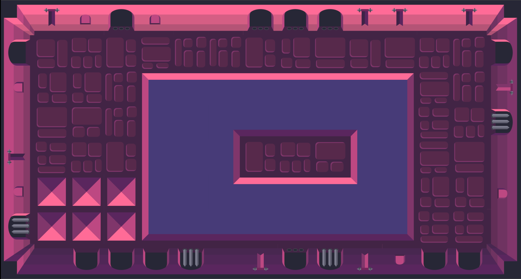 Zelda-Like Pink Dungeon by Spriteshift