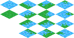 Isometric World Tilesets [32 x 64] by Rhaskia