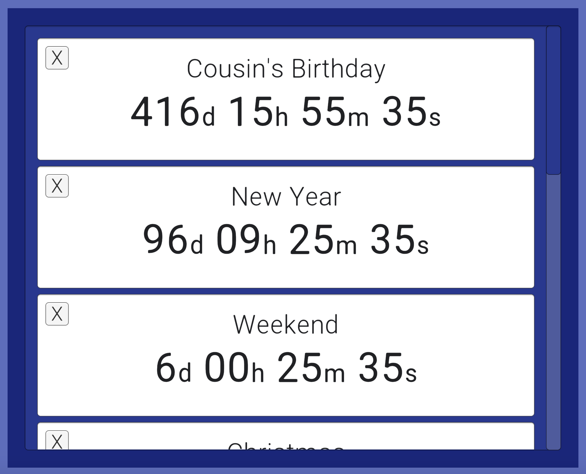 Countdown by Cooper Saye