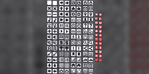 60+ Pixelated Buttons by Yusa Studios