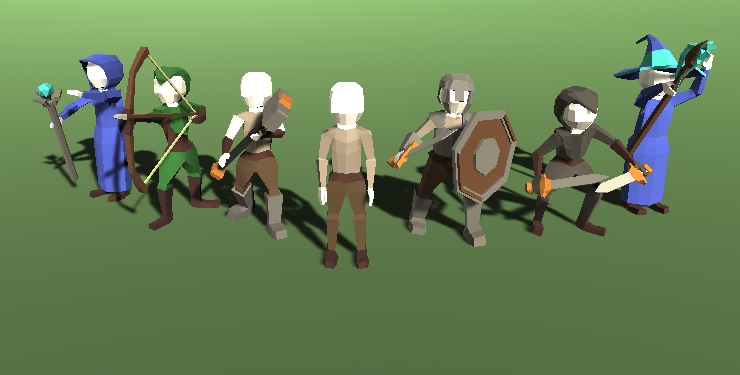 Basic Low Poly Character by Pierre Vandermaesen