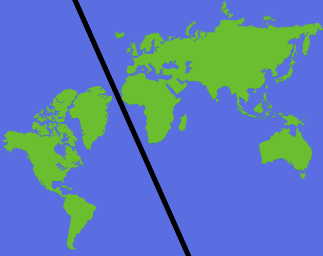 High detail pixel art world map by lukasfdahl