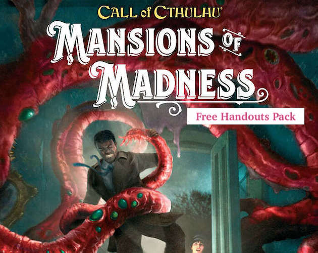 Mansions of Madness Free Handouts and Pre-gen Characters Pack (Call of Cthulhu) by Chaosium