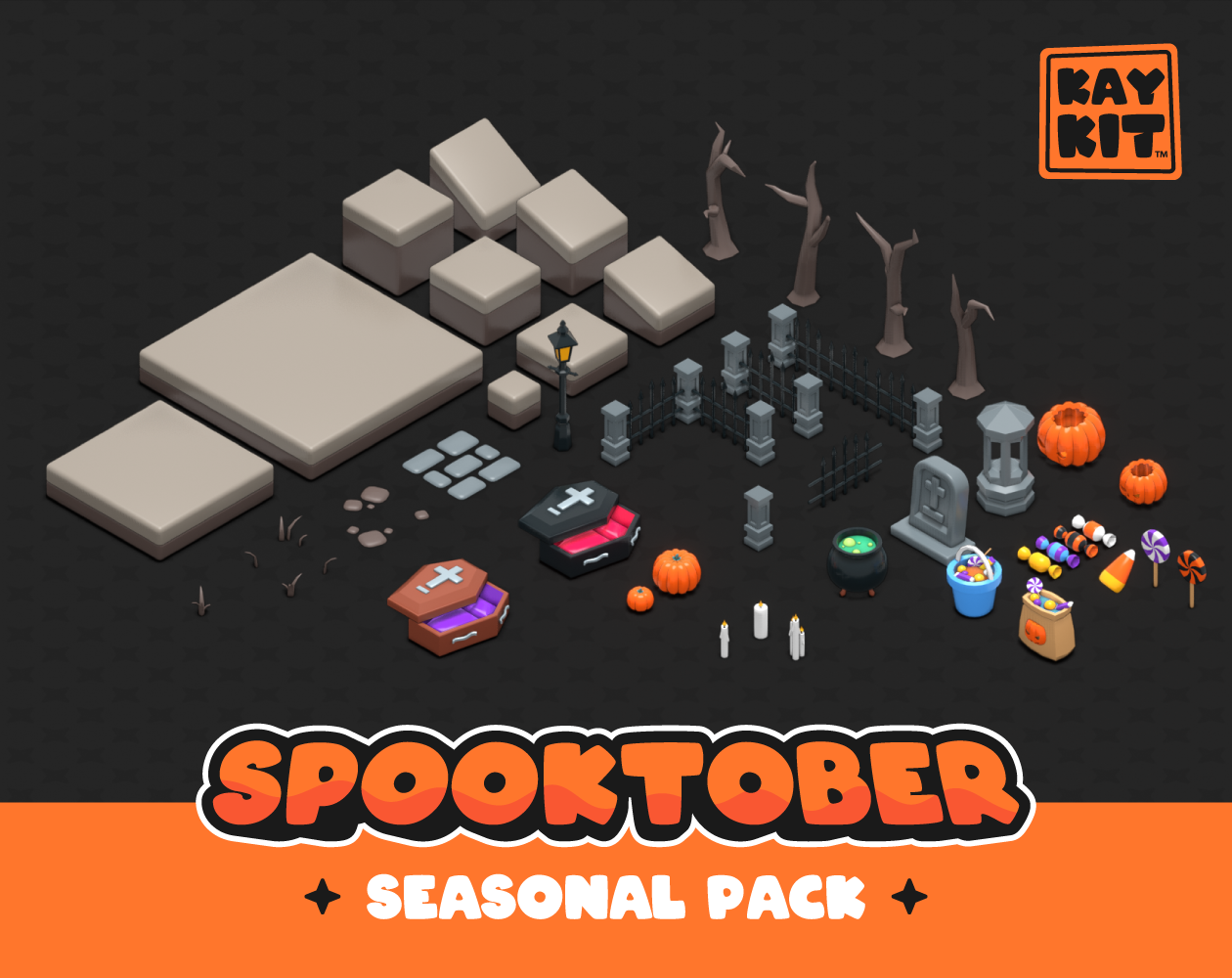 (Legacy) KayKit - Spooktober Seasonal Pack by Kay Lousberg