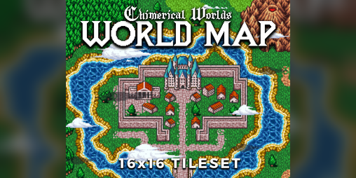 World Map Tileset by Alexdraws