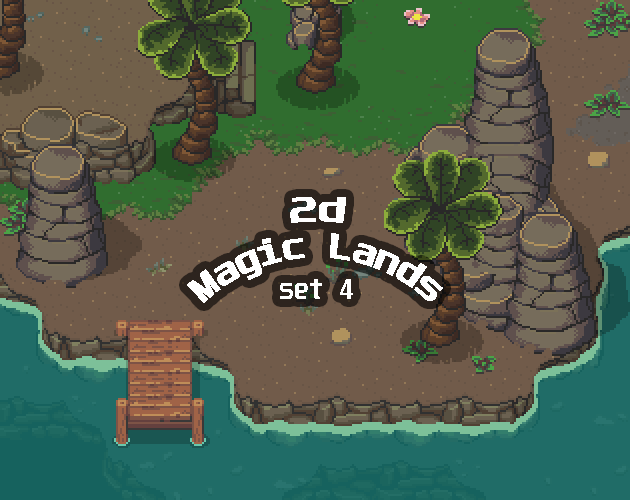 2D Magic Lands SET4 by Szadi art.
