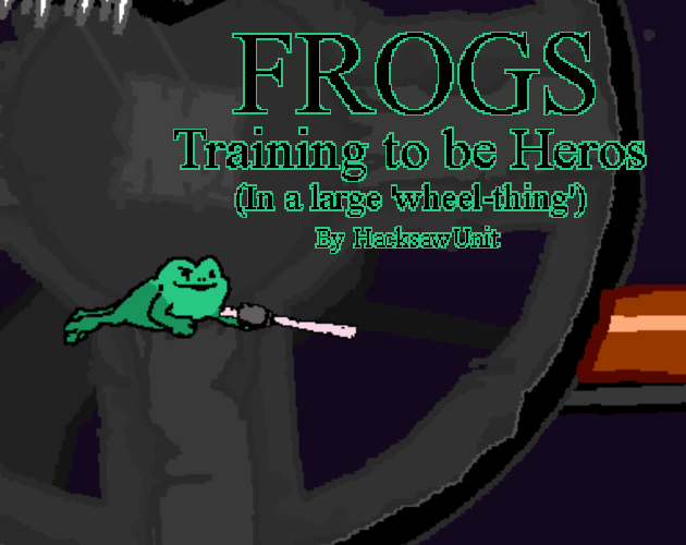FROGS Training to be Heros (In a large 'wheel-thing') by Kirk Lindsay