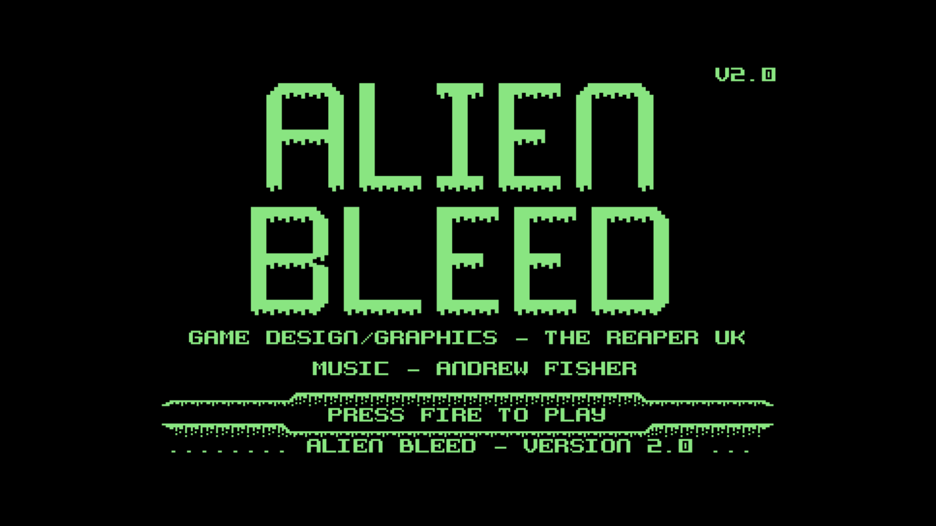 Alien Bleed V2 (C64) by TheReaperUK