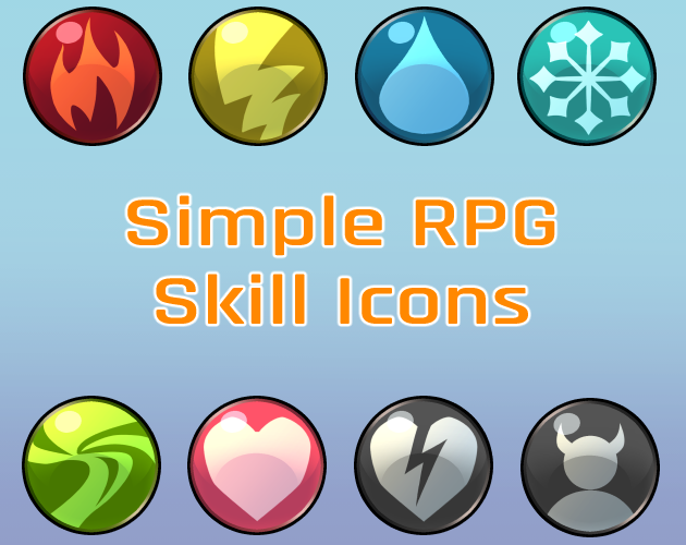 Simple RPG Skill Icons - FREE by youngyokai
