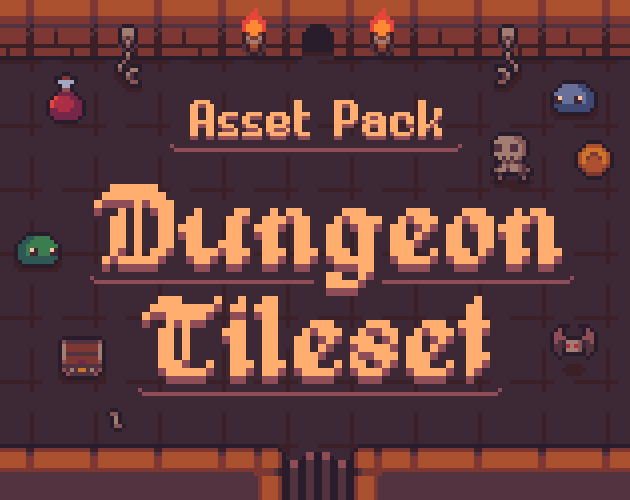 Content update - move animations - Dungeon asset pack by Franuka