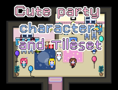 C.S -cute party character and Tileset by Zombicat