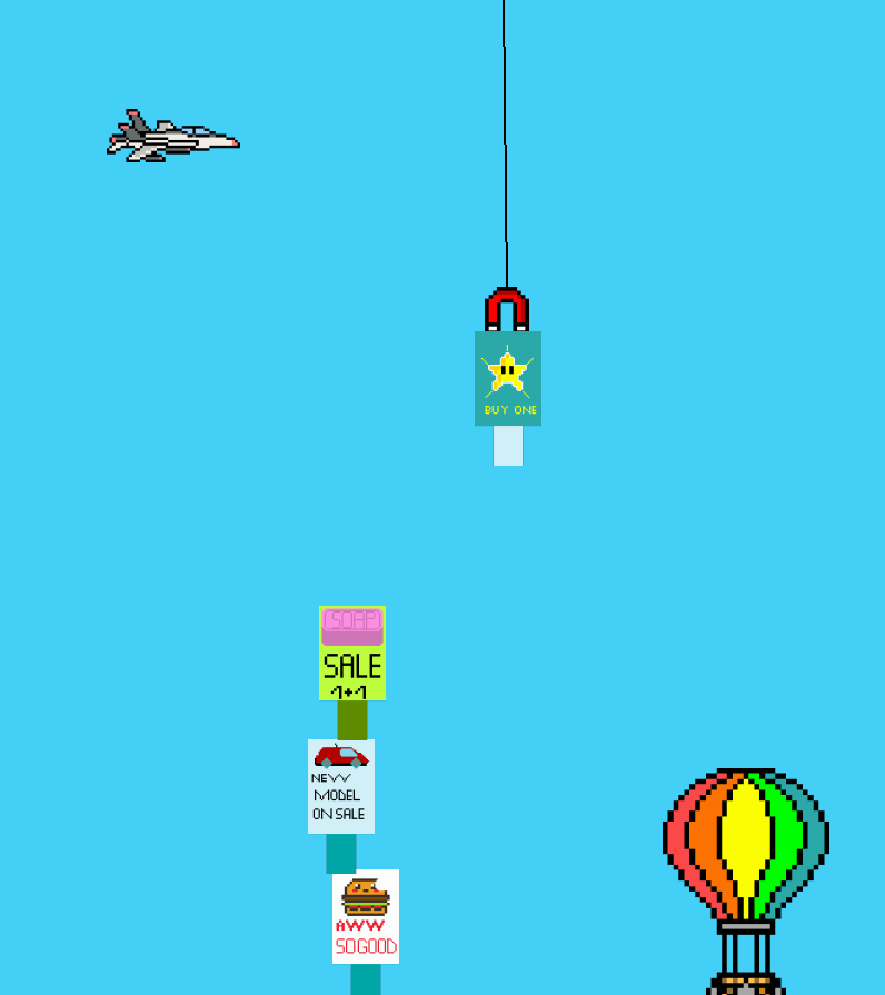 biggest sign ever(ATARI style) by Yair Mizrachi