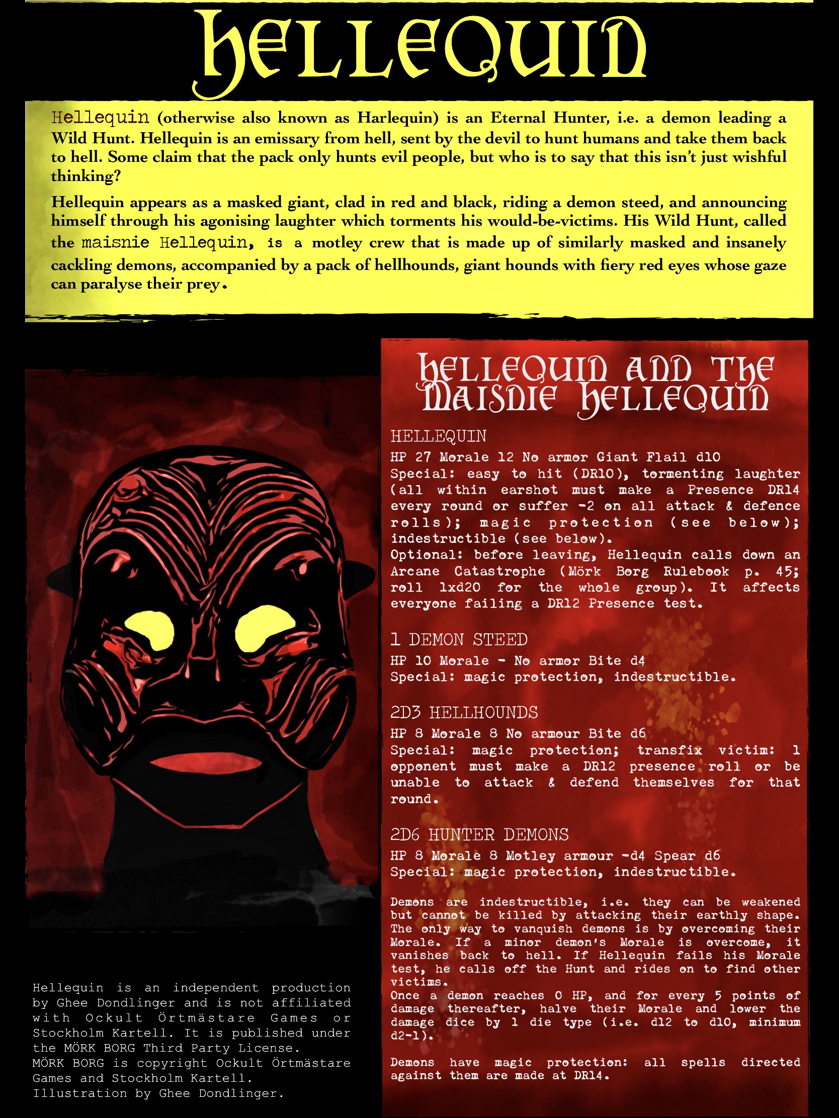 Hellequin by Gheedon