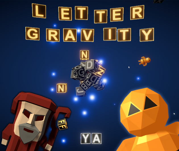 Letter Gravity by Rob Lang