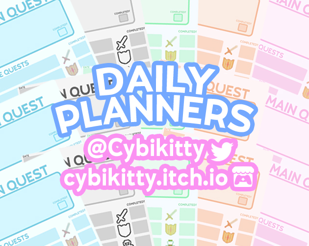 Daily Planners by Cybikitty