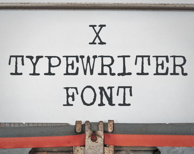 Version 0.90 - Cyrillic script - X Typewriter - Free Font by GGBotNet