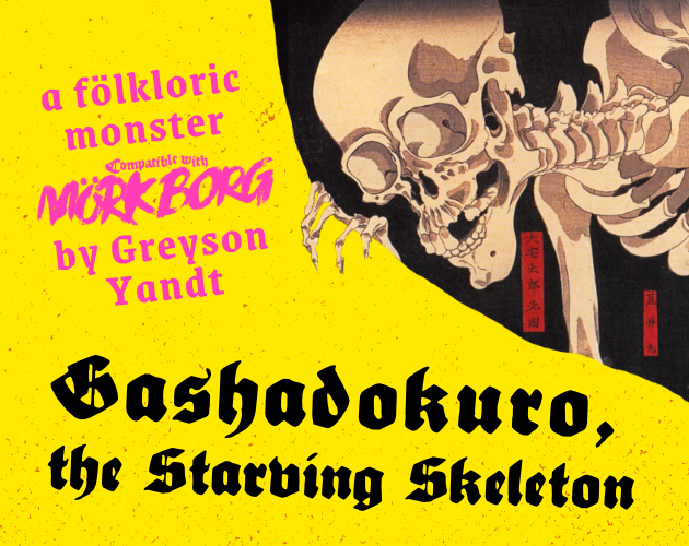 Gashadokuro, the Starving Skeleton | for MÖRK BORG by GreysonWHY for ...
