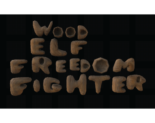 Wood Elf Freedom Fighter by kahvikatti