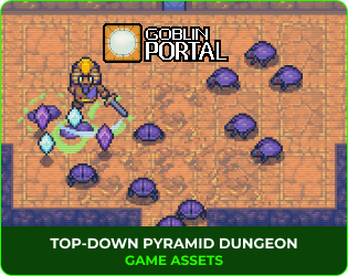 Top-Down Pyramid Dungeon by Goblin Portal