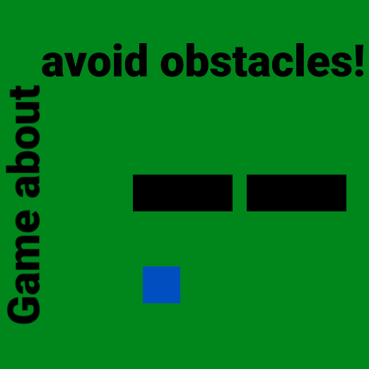 Game about avoid obstacles! by Mivgander
