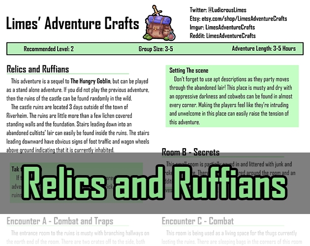Relics And Ruffians By Limes