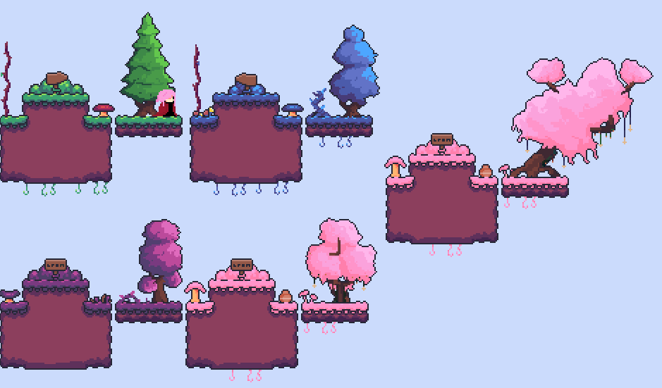 2D Platformer Asset Pack Tileset by S a t u r n