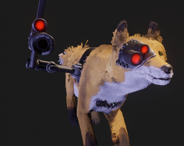 Fox Cyborg by Foxwarrior