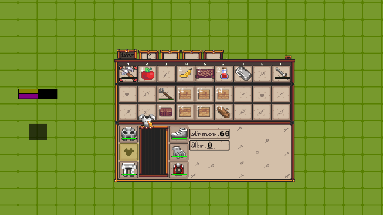 Inventory and crafting like minecraft for Gms2.3+ by Hiei