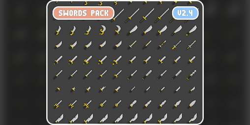 Swords - Pixel Pack 32x32 by Umoral