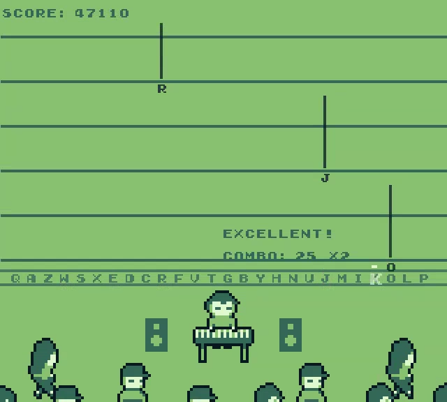 Keyboard Hero by tadashibashi