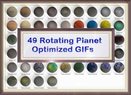 Orbiting Planet GIFs by Game Of Planets