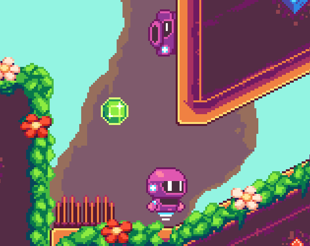 32x32 Pixel Art Platformer - Floral/Metal Tileset + Objects by Maytch