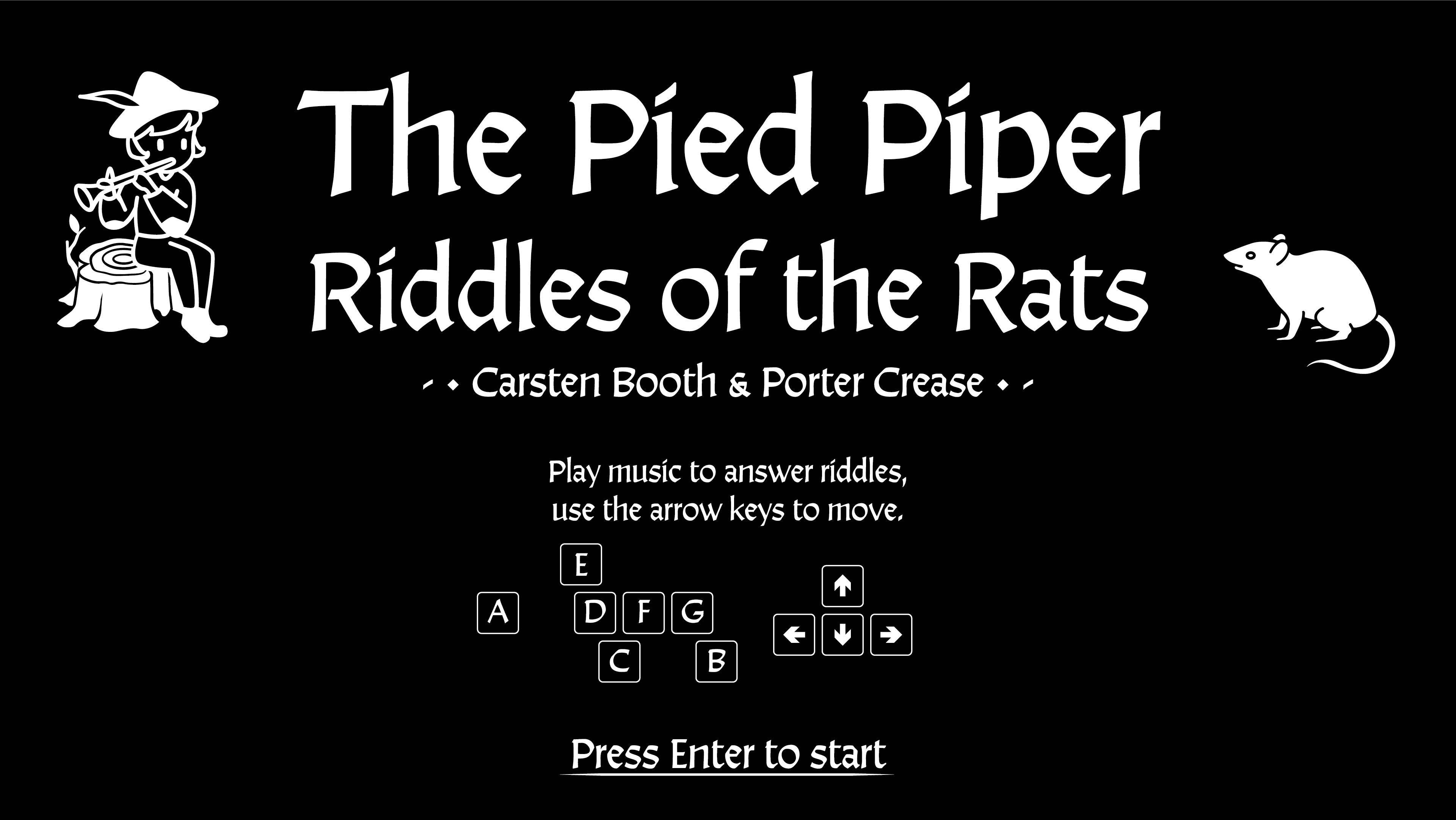 The Pied Piper: Riddles of the Rats by RollTheGatorade, Carsten Booth