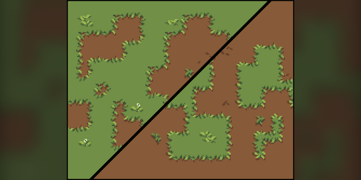 FREE A-Mazing Tileset Ground Tiles #1 - Grass and Dirt by Pixiatrist