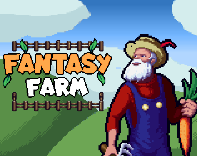 Fantasy Farm : valley of pixel crops by HogFrog