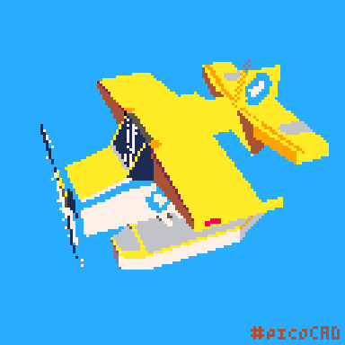 Seaplane - Animal Crossing by Danielle