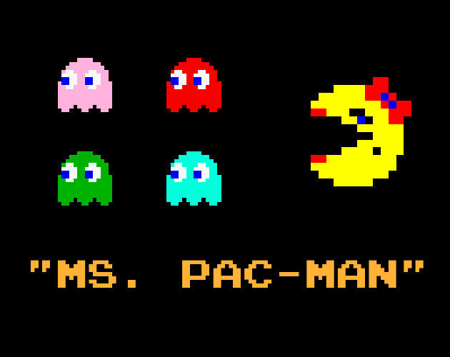 Classy Ms. Pac-Man by Jordan Hamlin