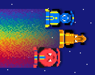 Rainbow Racer by SebasRez for Trijam #113: The 3 hour game jam - itch.io