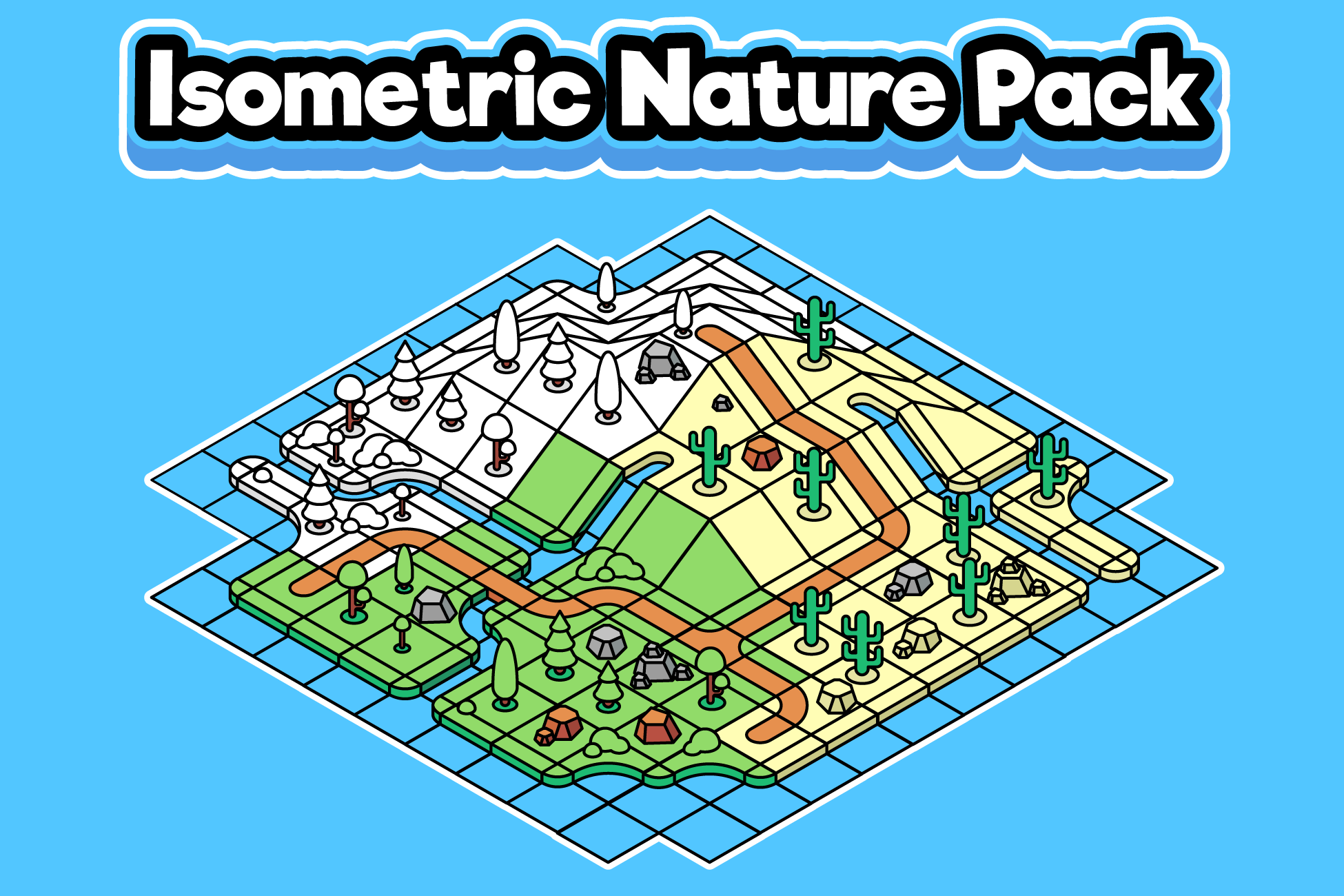 Isometric Nature Pack by Artyom Zagorskiy
