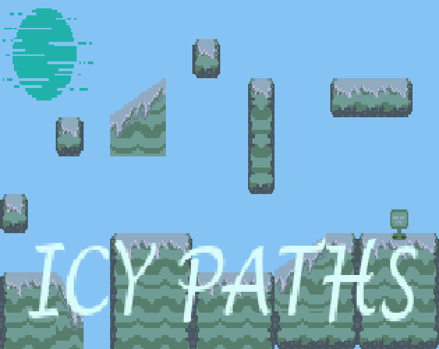 Icy Paths Tileset by heliosbather