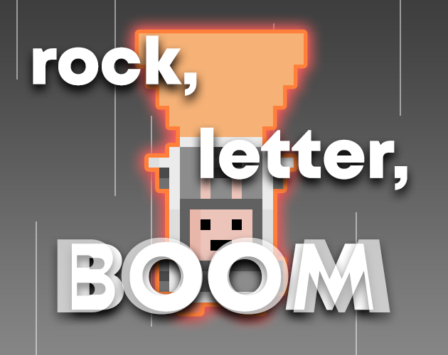 rock, letter, BOOM by TheShelfman