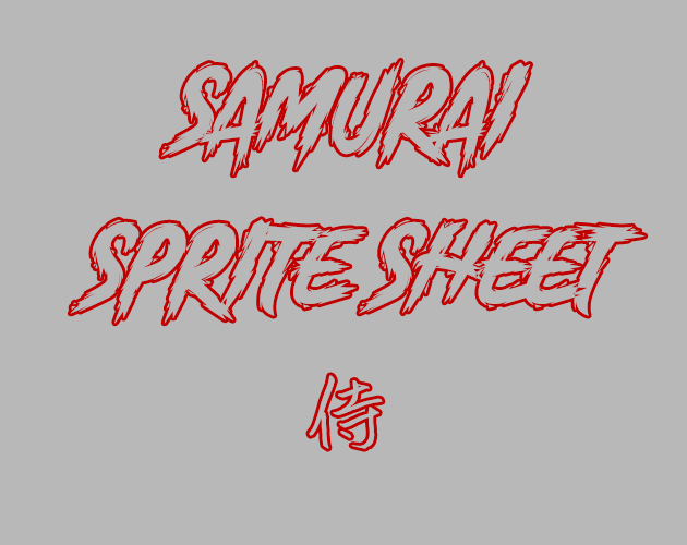 SAMURAI SPRITE SHEET by DAGON